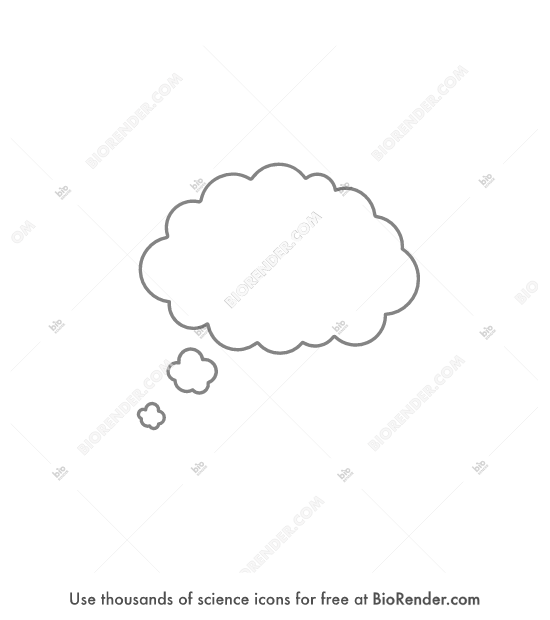 Thought Cloud Outline
