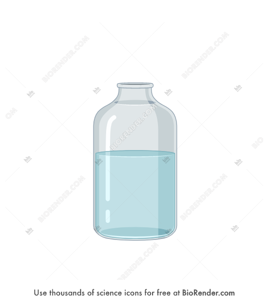 Free Glass vial (open) Icons, Symbols & Images | BioRender