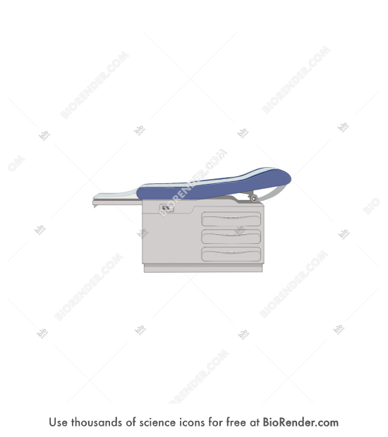 Free Exam table (with paper) Icons, Symbols & Images | BioRender