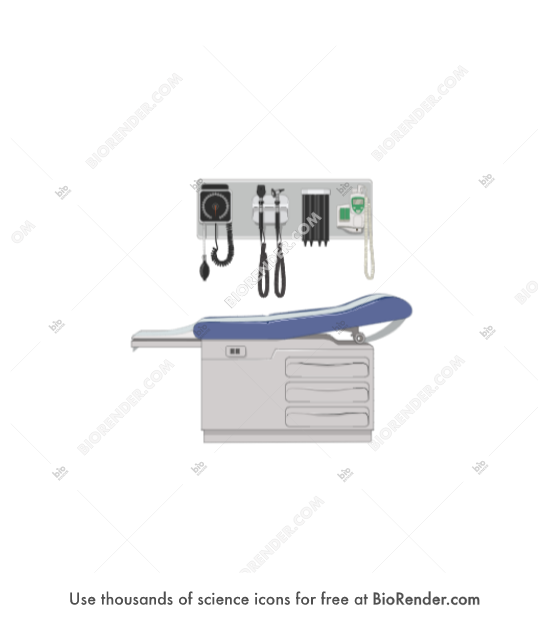 Free Clinic table and wall kit Icons, Symbols & Images | BioRender