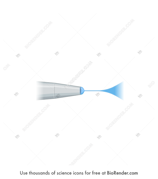 Free Electrospray emitter (taylor cone) Icons, Symbols & Images | BioRender