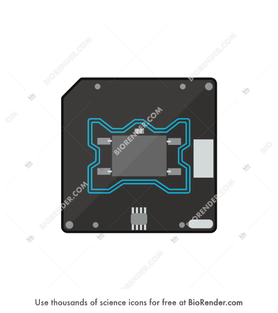 Free Optofluidic platform (Beacon, optoselect 3500 chip) Icons, Symbols ...