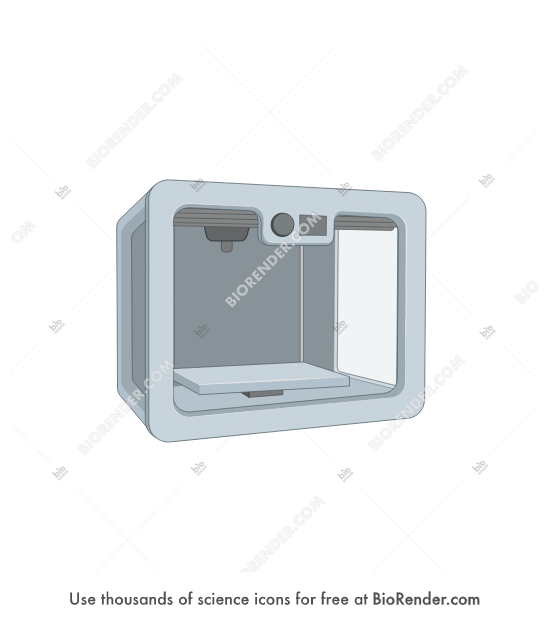 Free 3D printer (empty) Icons, Symbols & Images | BioRender