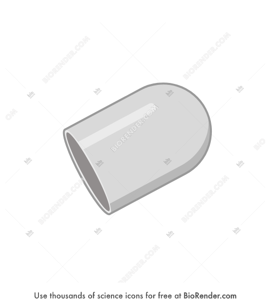 Free Pill (half 2) Icons, Symbols & Images | BioRender