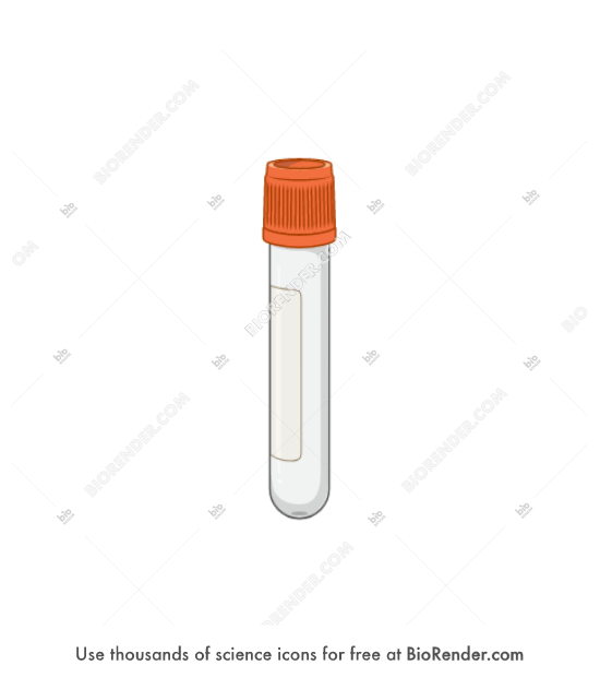 Free Blood vial (empty with cap) Icons, Symbols & Images | BioRender
