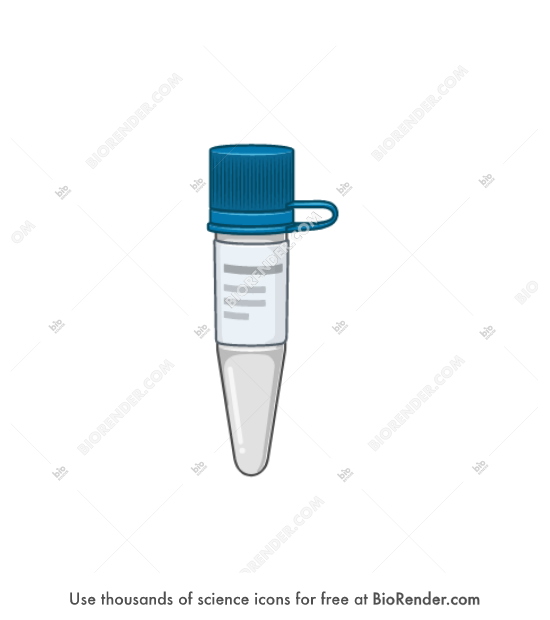 Free gDNA vial (empty, labelled) Icons, Symbols & Images | BioRender