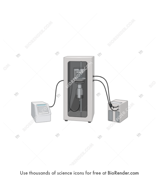 Free Cup horn sonicator (with cables) Icons, Symbols & Images | BioRender