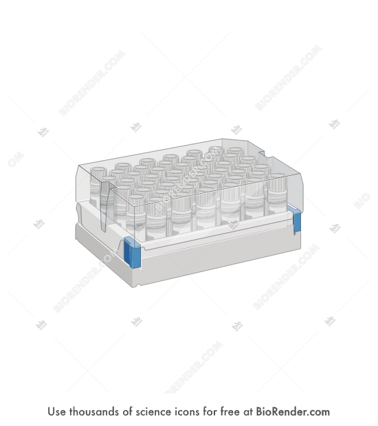 Free Latch rack (with 48 nunc universal tubes) Icons, Symbols & Images ...