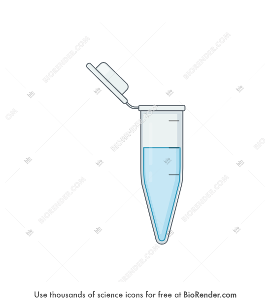 Free Eppendorf tube (2-3, open) Icons, Symbols & Images | BioRender