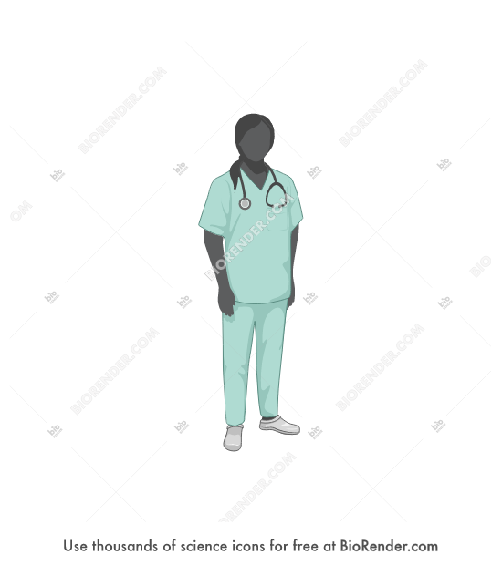 Free Female (with scrubs) Icons, Symbols & Images | BioRender