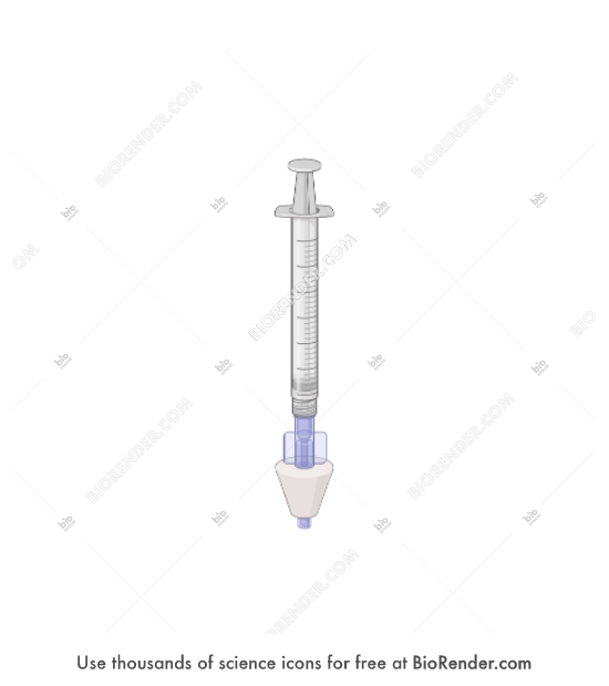Free Intranasal mucosal atomization device (with syringe) Icons ...