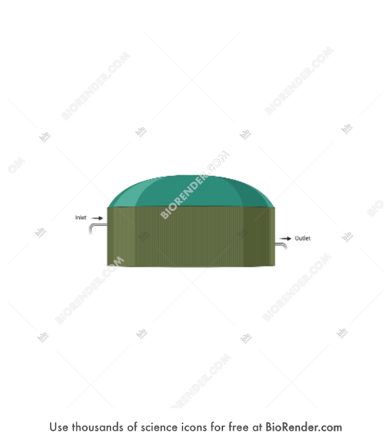 Free Anaerobic digestion (with tubes) Icons, Symbols & Images | BioRender