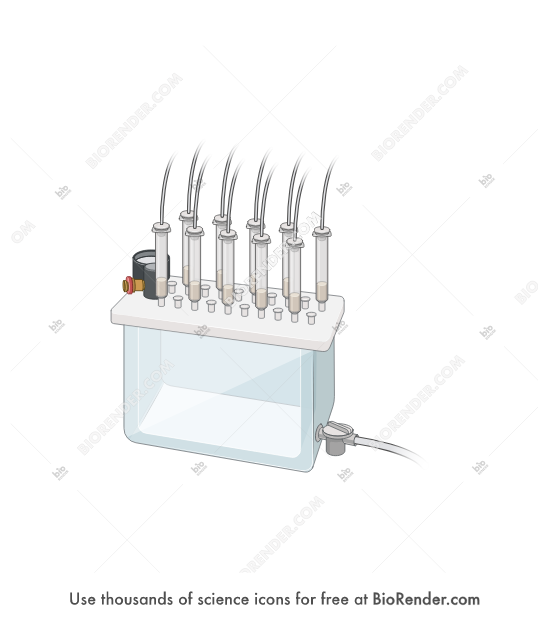 Free Solid Phase Extraction Manifold Icons Symbols And Images Biorender