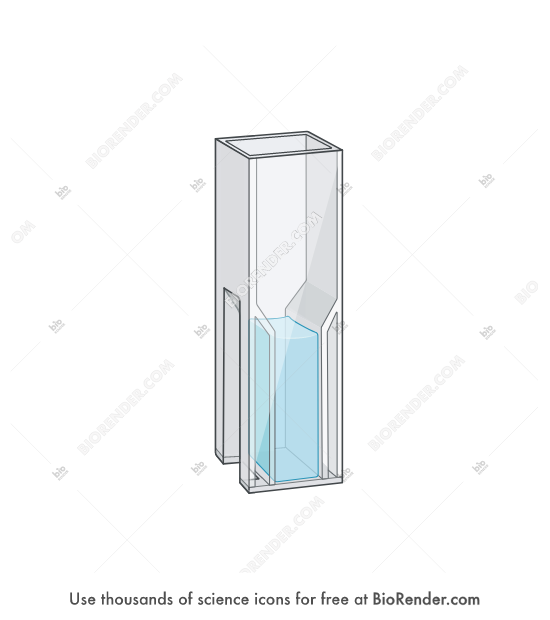 Free Semi-micro cuvette Icons, Symbols & Images | BioRender
