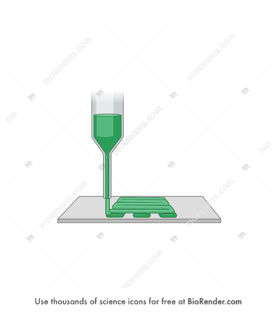 Free 3D printing nozzle (multilayered) Icons, Symbols & Images | BioRender