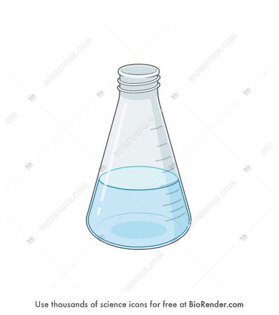 Free Shake flask (1/2 liquid) Icons, Symbols & Images | BioRender