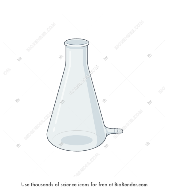Free Flask (with air inlet) Icons, Symbols & Images | BioRender