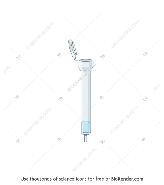 Free Gravity column (open, 1/4 liquid) Icons, Symbols & Images | BioRender