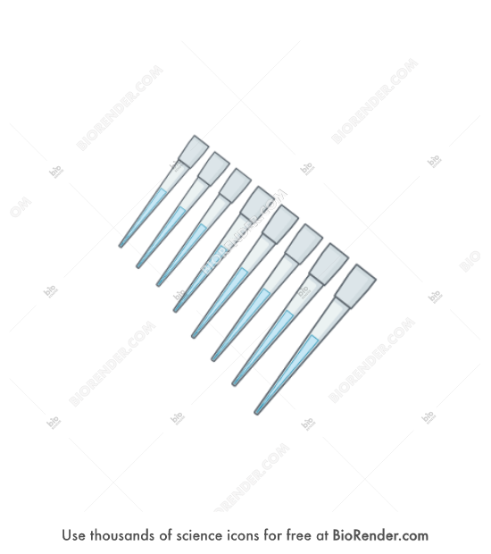 Free Pipette tips (angled, small) Icons, Symbols & Images | BioRender