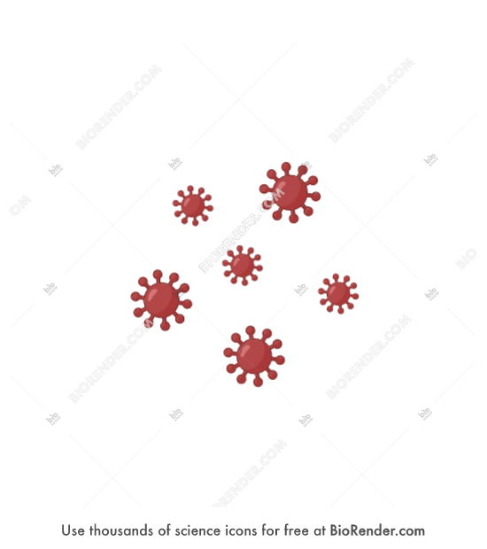 Free Virus (cluster) Icons, Symbols & Images | BioRender