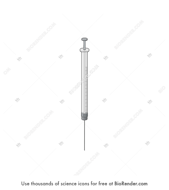 Free Hamilton syringe (empty) Icons, Symbols & Images | BioRender
