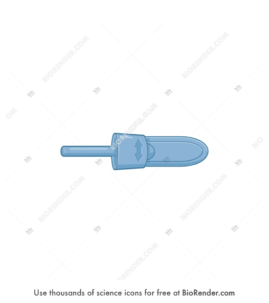 Free Lancet (contact-activated, cap) Icons, Symbols & Images | BioRender
