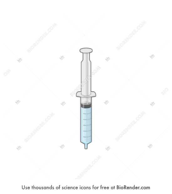 Free Graduated syringe (medium, full) Icons, Symbols & Images | BioRender