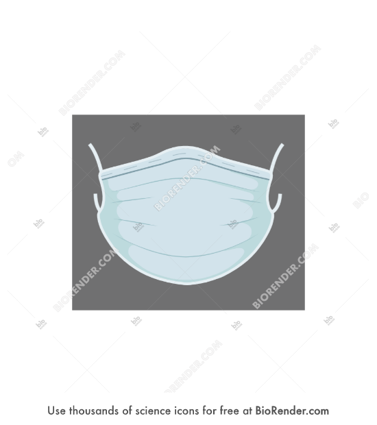 Free Mask (blue, light outline) Icons, Symbols & Images | BioRender