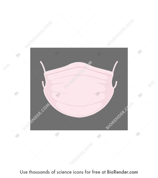 Free Mask (pink, light outline) Icons, Symbols & Images | BioRender