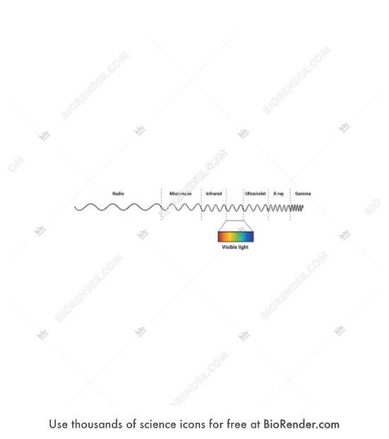 Free Electromagnetic waves (spectrum) Icons, Symbols & Images | BioRender