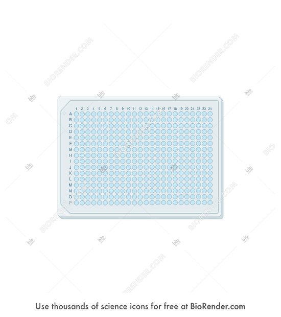 Free Well plate (top view, 384 wells) Icons, Symbols & Images | BioRender