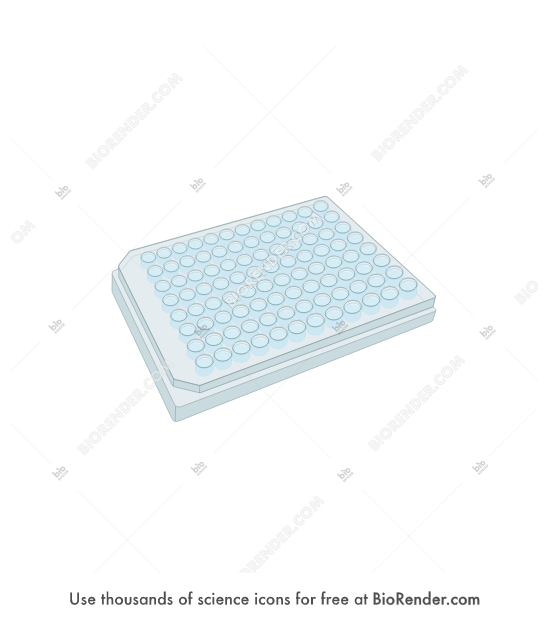 Free Well plate (96 wells, 3D) Icons, Symbols & Images | BioRender