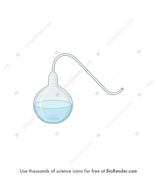 Free Swan neck flask (1/2 liquid) Icons, Symbols & Images | BioRender
