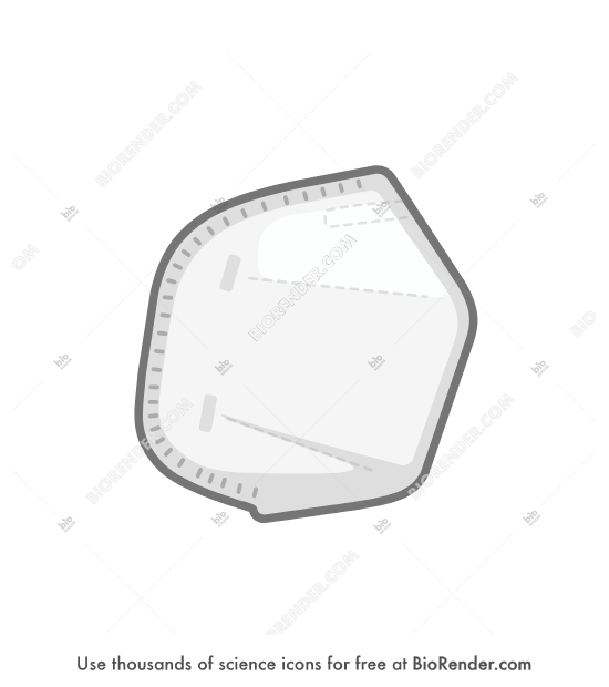 Free FFP2 mask (side) Icons, Symbols & Images | BioRender