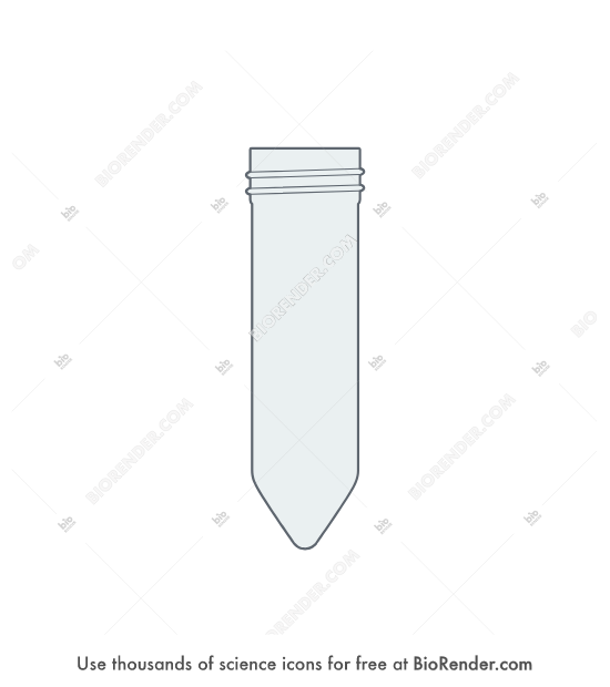 Free Falcon tube (50mL, schematic) Icons, Symbols & Images | BioRender