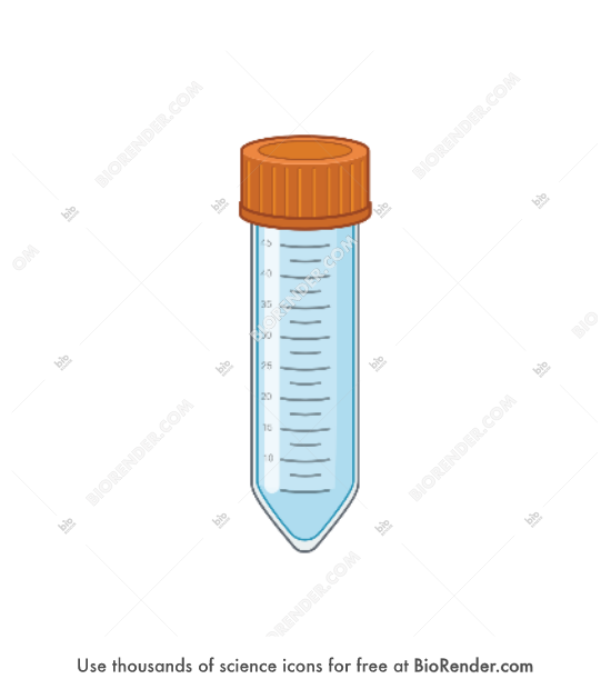 Free Falcon tube (50mL, full liquid, with cap) Icons, Symbols & Images | BioRender