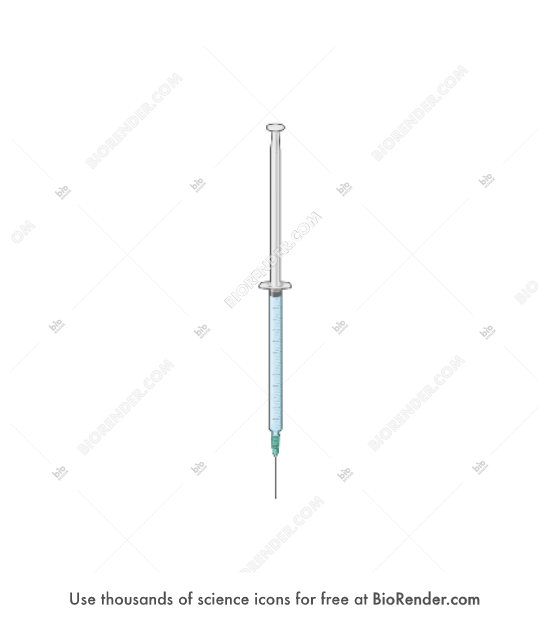 Free Small-sized syringe (with tip) Icons, Symbols & Images | BioRender