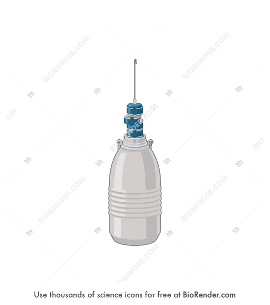 Free Dewar (Molecular Dimensions CX100, open, with puck spine) Icons ...