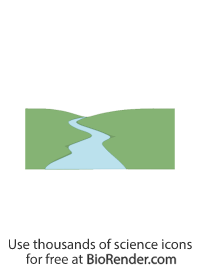 Free Stream cross-section (with hills and soil) Icons, Symbols & Images ...