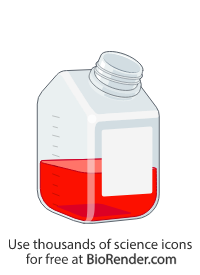 Free Medium flask (1/2 liquid) Icons, Symbols & Images | BioRender