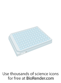 Free Well plate (96 wells, 3D, with label) Icons, Symbols & Images ...