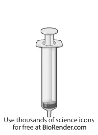 Free Syringe (medium, empty) Icons, Symbols & Images | BioRender