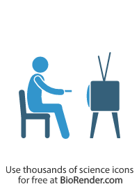 Free Person watching TV Icons, Symbols & Images | BioRender