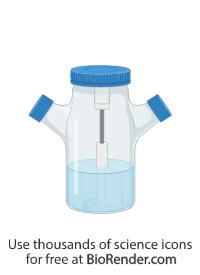 Free Spinner flask (250ml, with liquid) Icons, Symbols & Images | BioRender