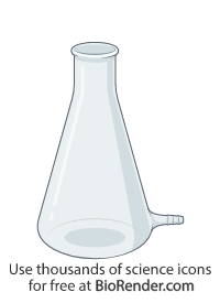 Free Flask (with air inlet) Icons, Symbols & Images | BioRender