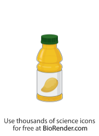 Free Juice bottle (mango) Icons, Symbols & Images | BioRender