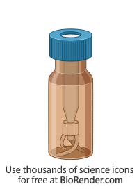 Free Autosampler Vial (With Insert) Icons, Symbols & Images | BioRender