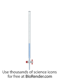 Free Burette (with liquid, 2) Icons, Symbols & Images | BioRender