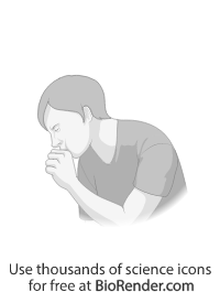 Free Coughing (adult, covering mouth) Icons, Symbols & Images | BioRender