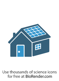 Free Solar panel (on roof) Icons, Symbols & Images | BioRender